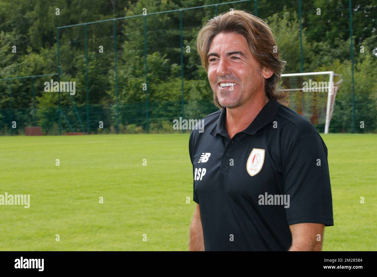 Standard's head coach Ricardo Sa Pinto arrives for the 2017-2018 season ...