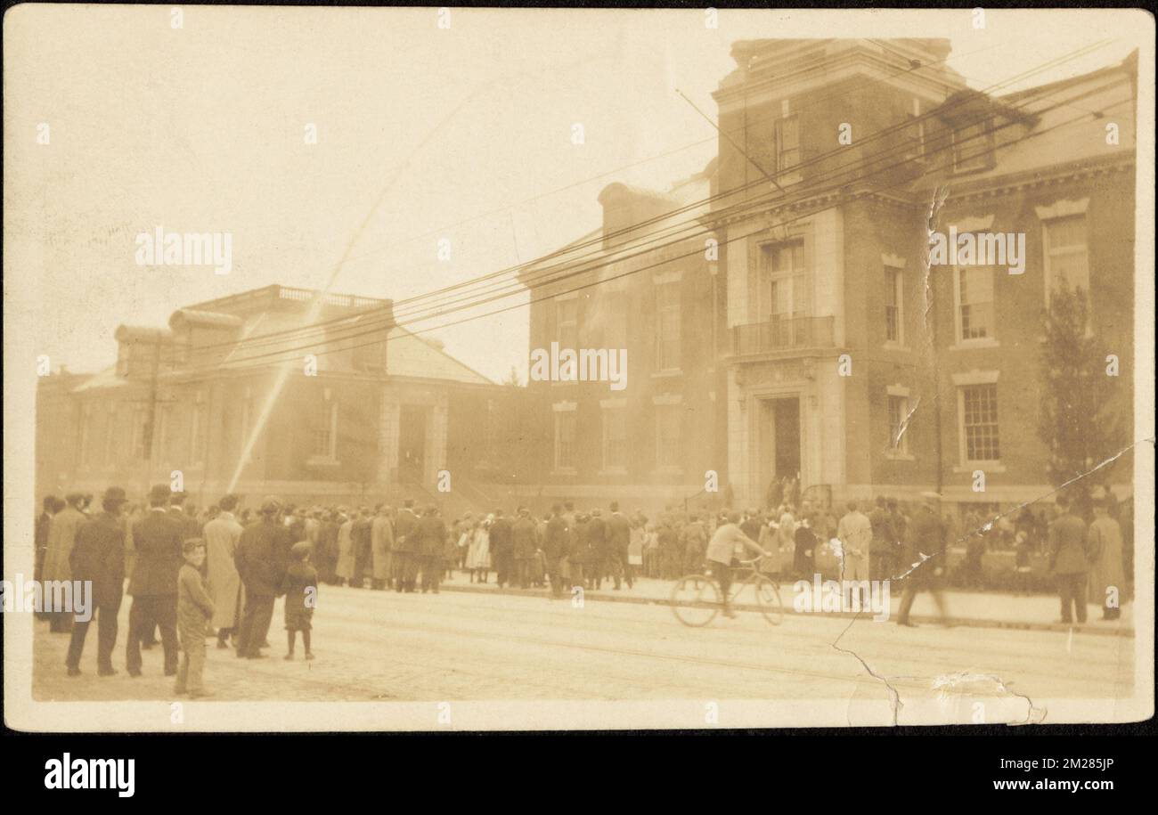 Chelsea City Hall , Fires, Ruins, City & town halls, Fire fighting ...