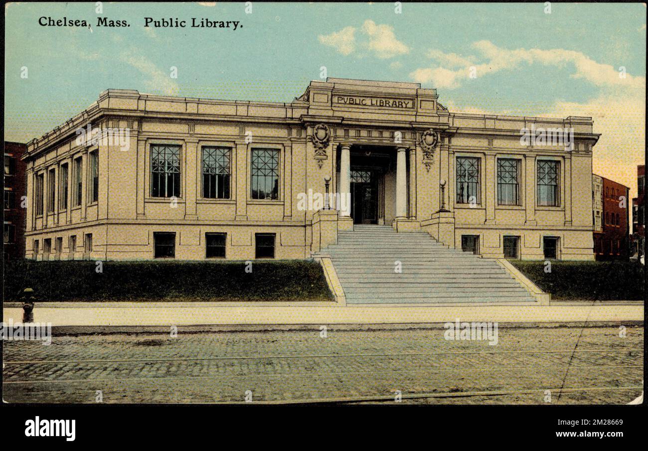 Chelsea, Mass. Public library , Public libraries, Chelsea Public ...
