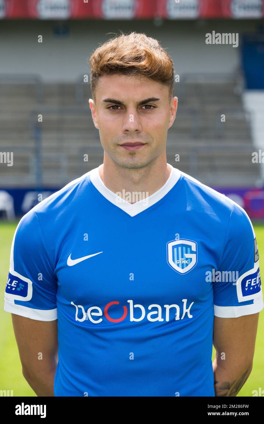 Genk's Jose Naranjo poses for photographer at the 2017-2018 season ...
