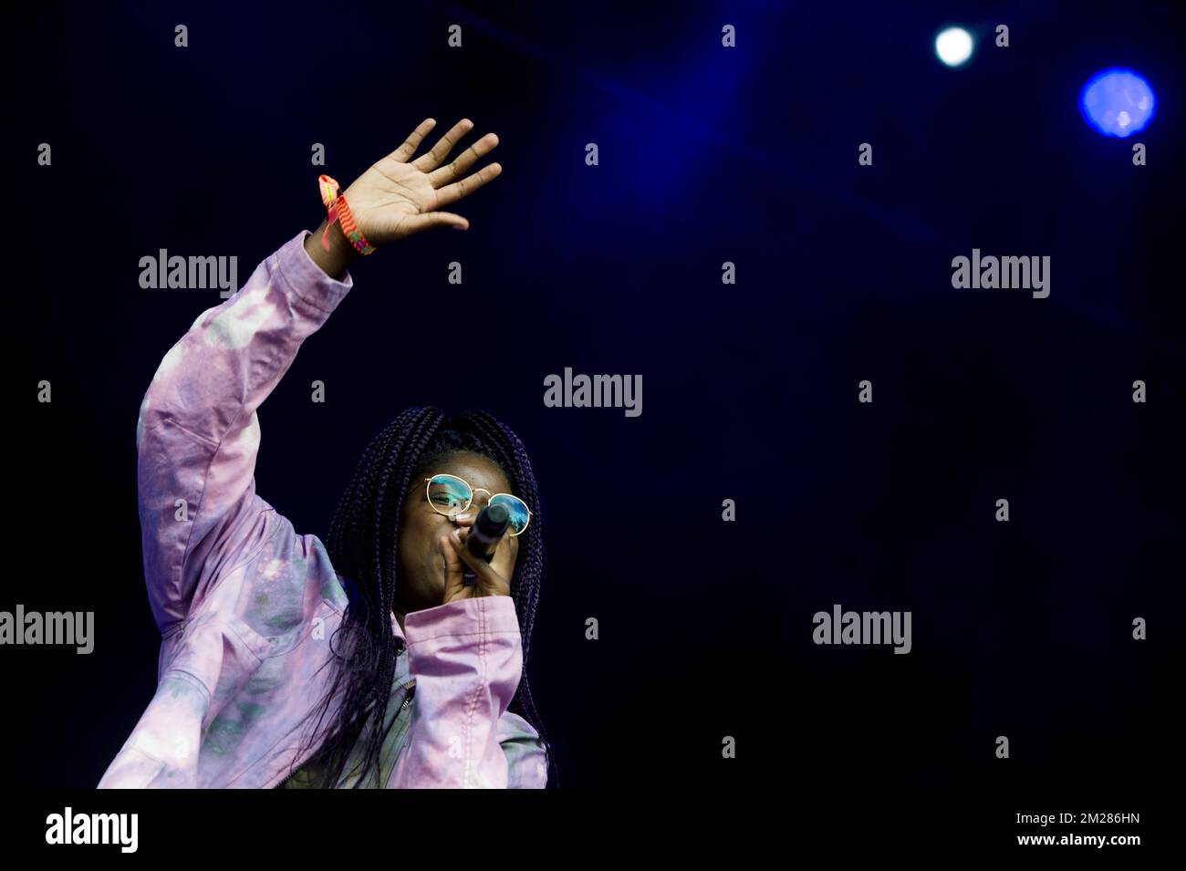 Belgian singer Coely Mbueno pictured during the first day of the 'Les ...