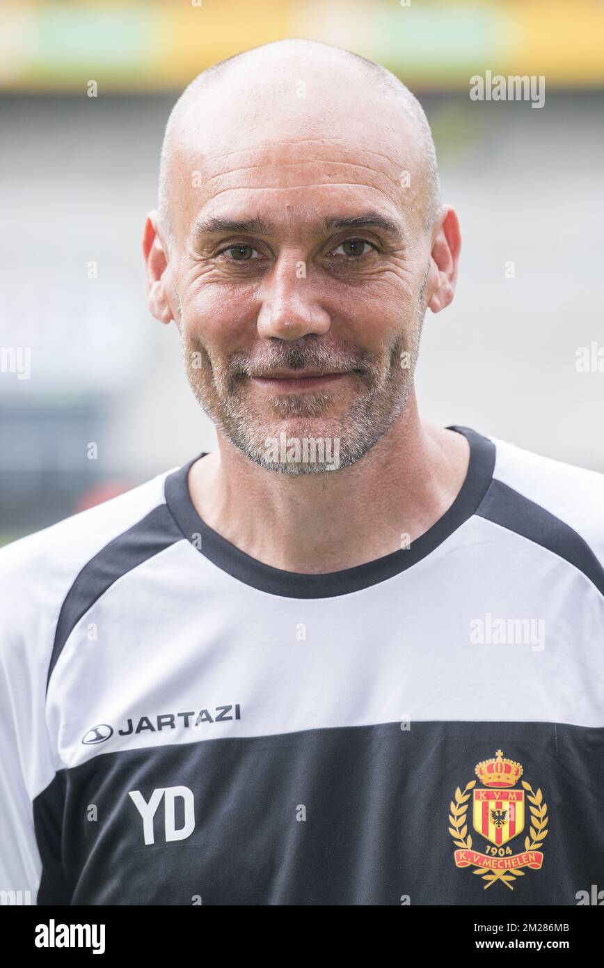 Mechelen's assistant coach Yann Danielou poses for photographer at the ...