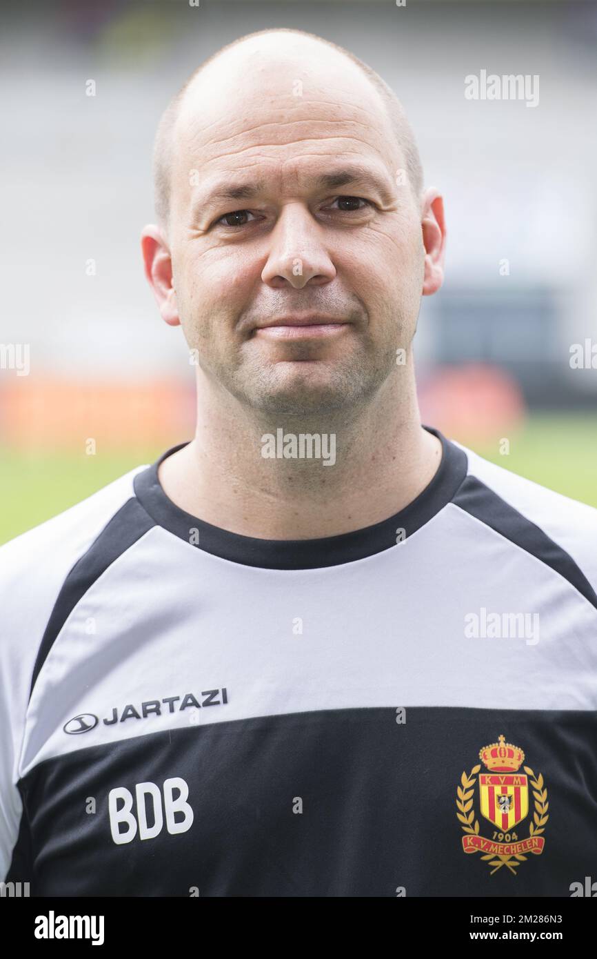 Mechelen's physiotherapist Bart De Bruyn poses for photographer at the ...