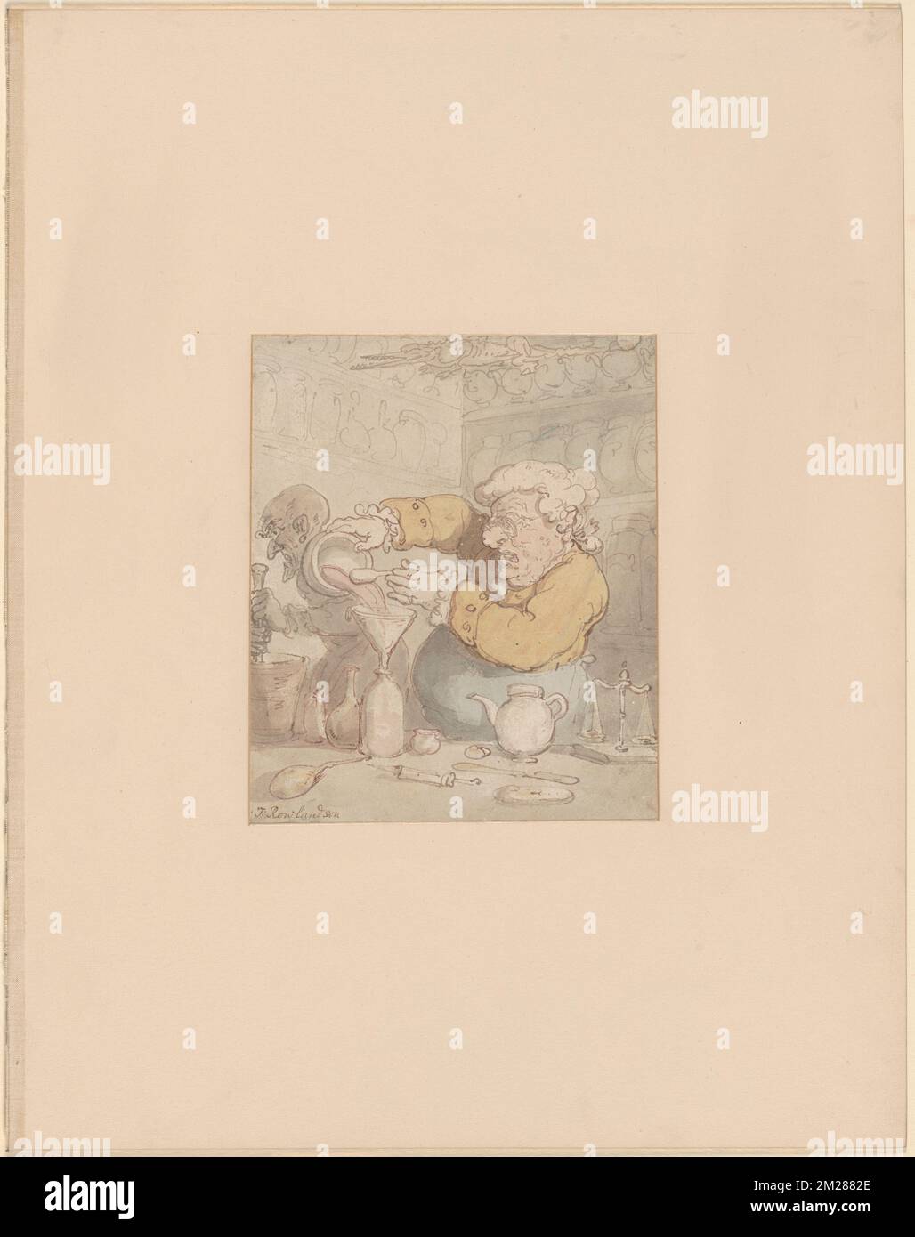 Thomas rowlandson illustrations hi-res stock photography and images - Alamy