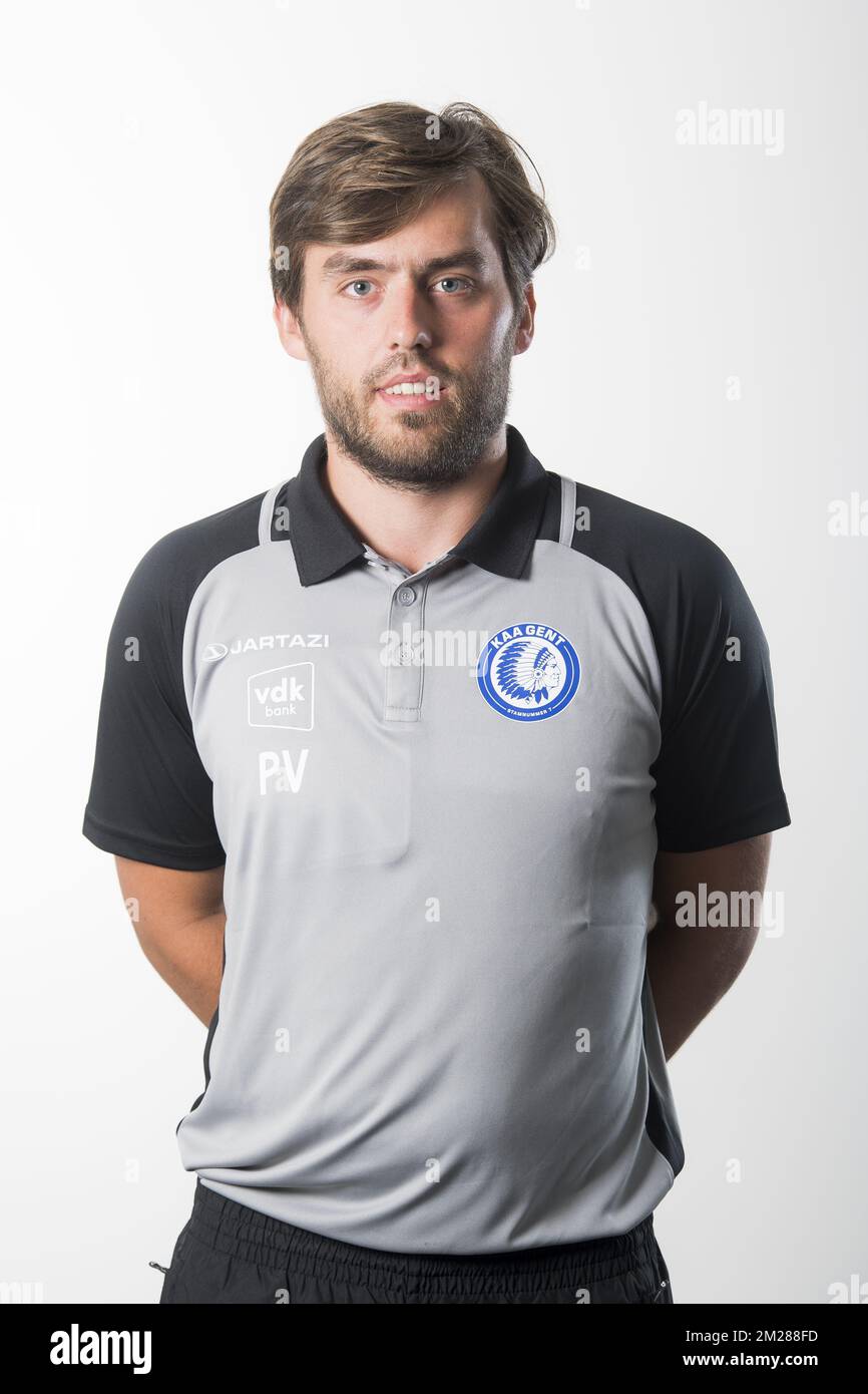 Pepijn Vermassen poses for photographer at the 2017-2018 season photo ...