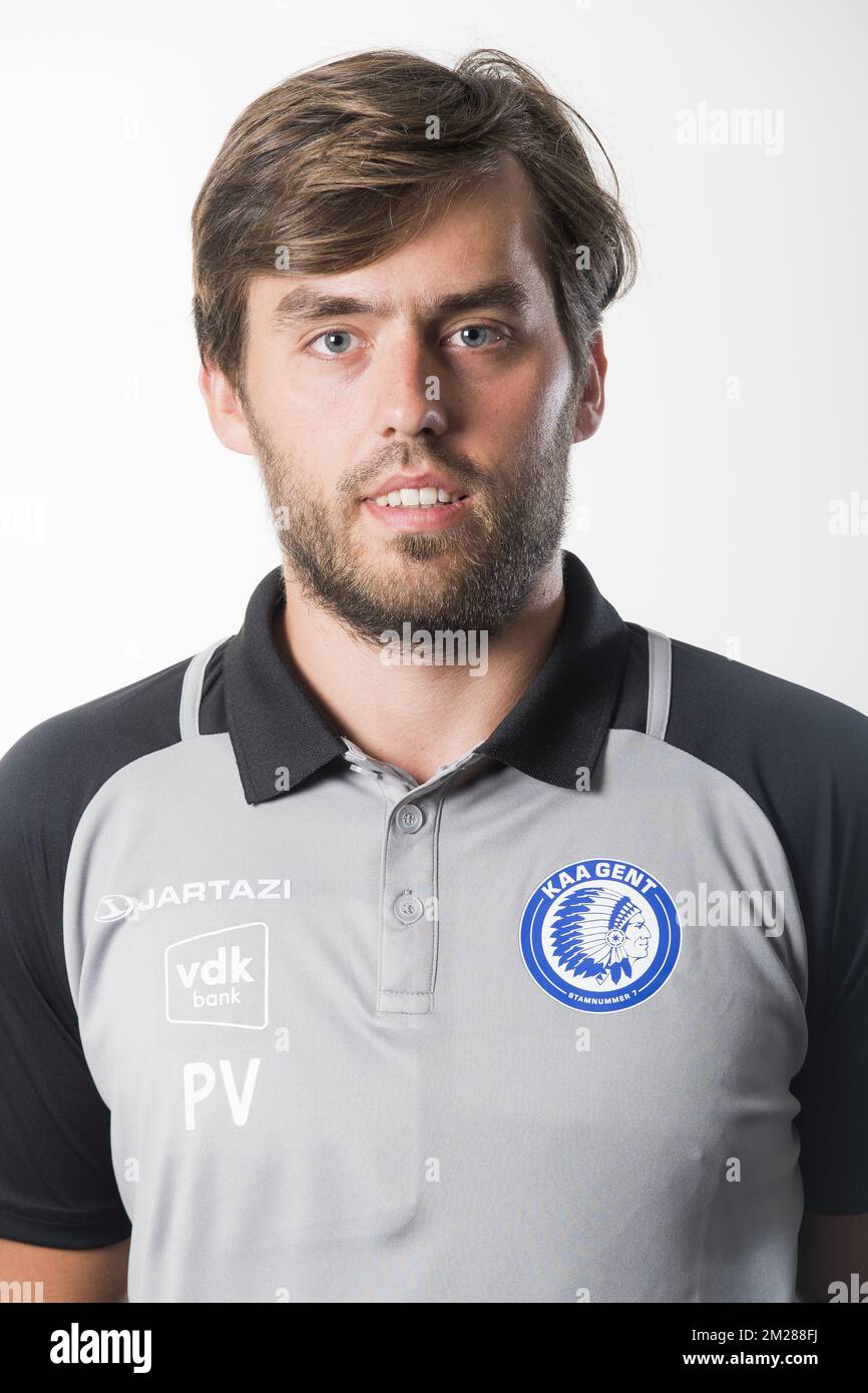 Pepijn Vermassen poses for photographer at the 2017-2018 season photo ...