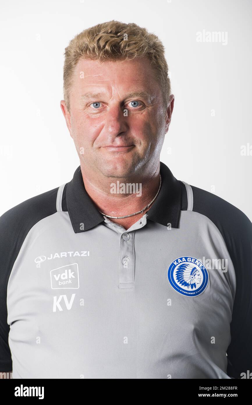 Koen Verzee poses for photographer at the 2017-2018 season photo shoot ...