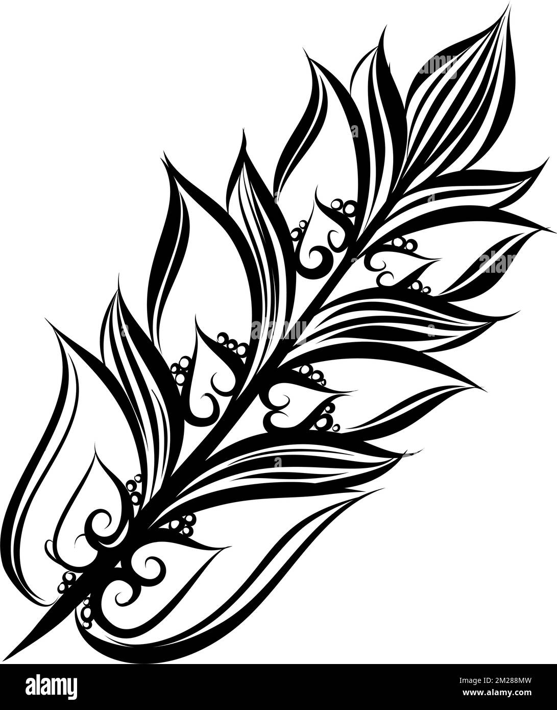 Plume motifs Stock Vector Images - Alamy