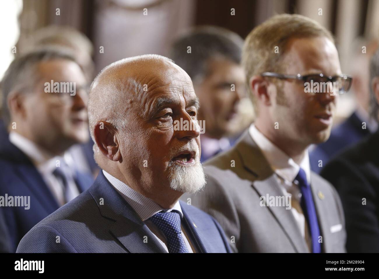 Flemish parliament chairman Jan Peumans pictured during the ...