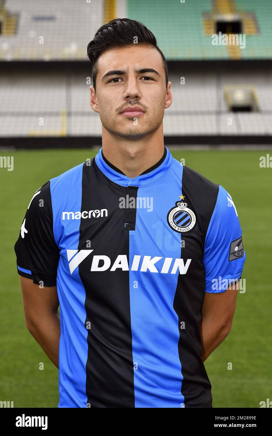 Club's Dion Cools poses for photographer at the 2017-2018 season photo ...