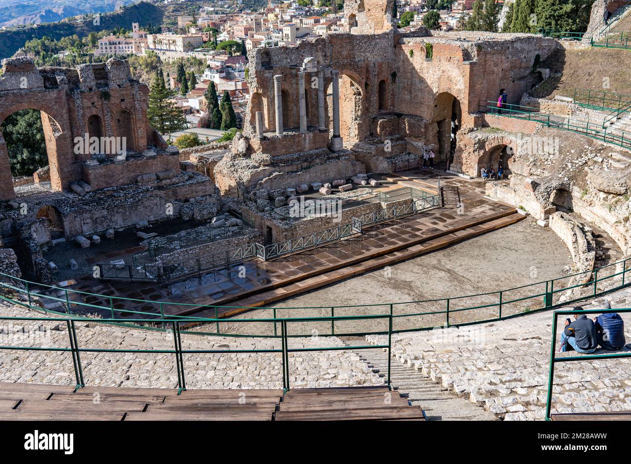 Ancient Theatre of Taormina, Sicily Stock Photo - Alamy