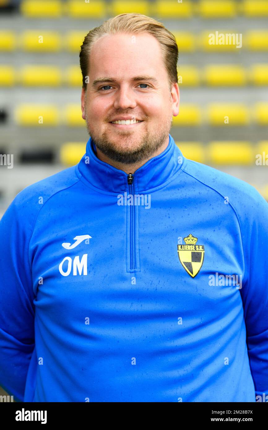 Lierse's kine Olivier Meul poses for the photographer during the 2017 ...