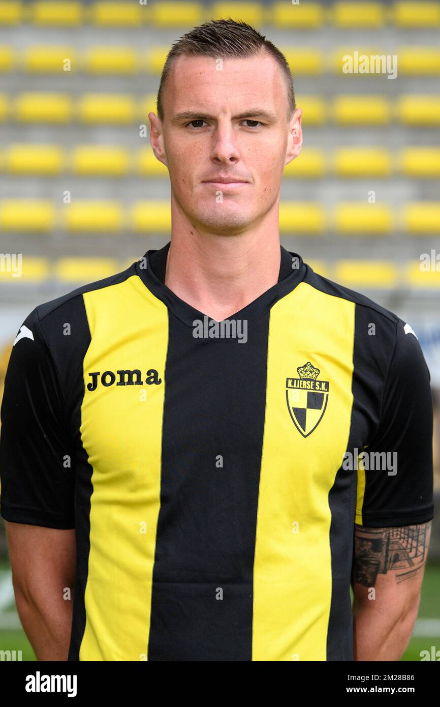 Lierse's Koen Weuts poses for the photographer during the 2017-2018 ...