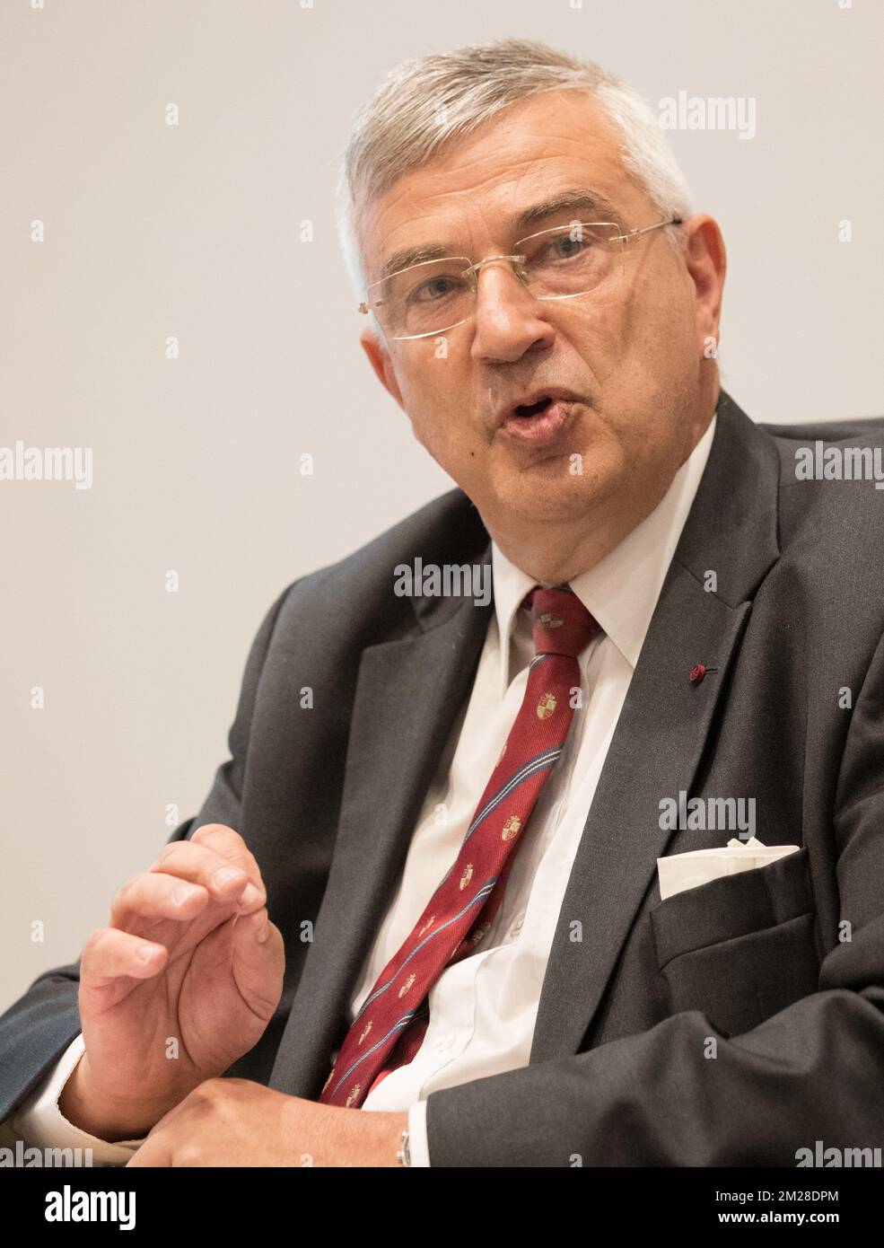 Jean Francois Godbille pictured during a session of the parliamentary ...