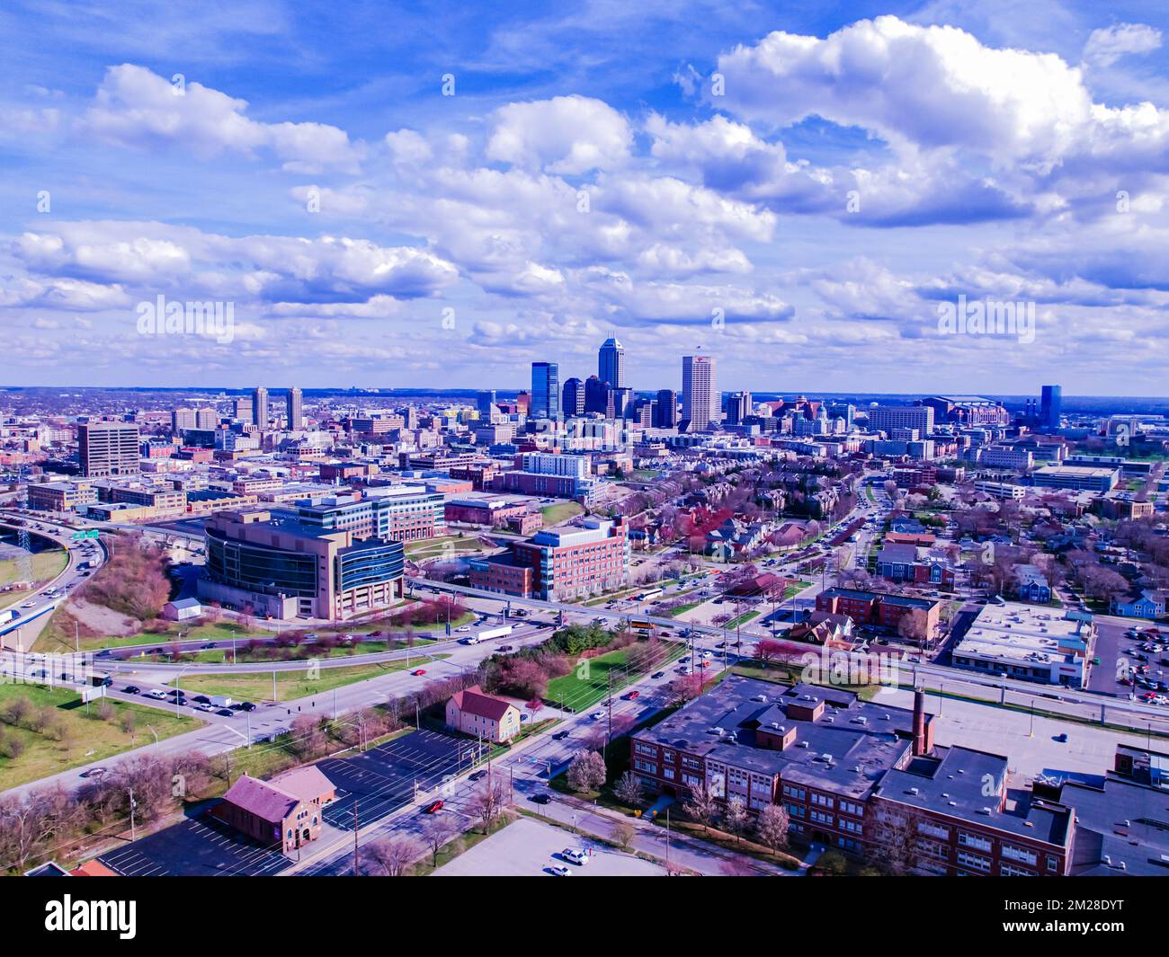 Daytime scene busy highway hi-res stock photography and images - Alamy