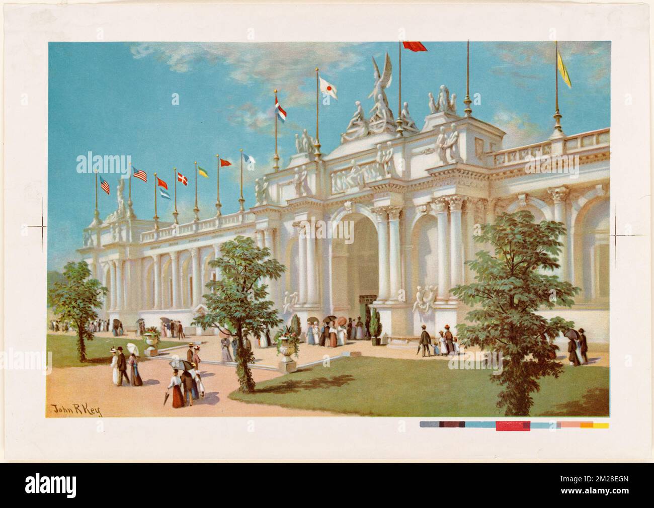 Chicago Exposition 1893 , Exhibitions, Exhibition buildings, World's ...