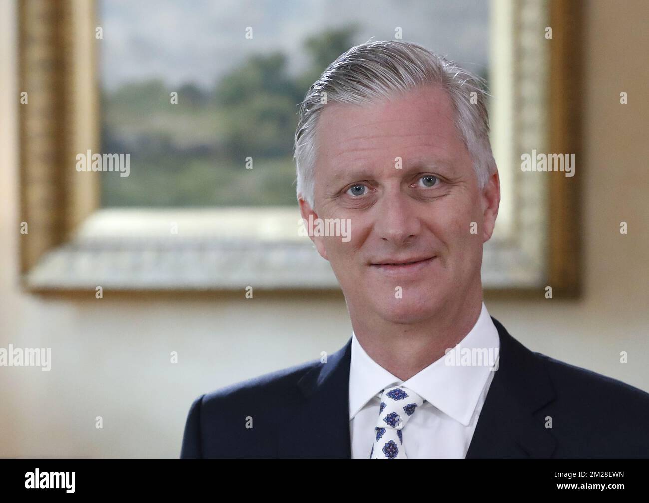 EMBARGO TILL 20/07/2017 - 12.30h King Filip-Philippe of Belgium ...