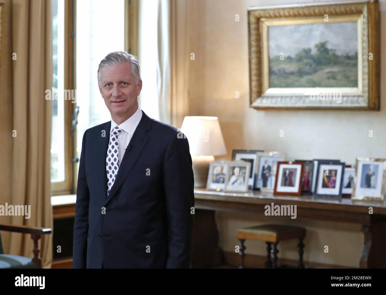 EMBARGO TILL 20/07/2017 - 12.30h King Filip-Philippe of Belgium ...