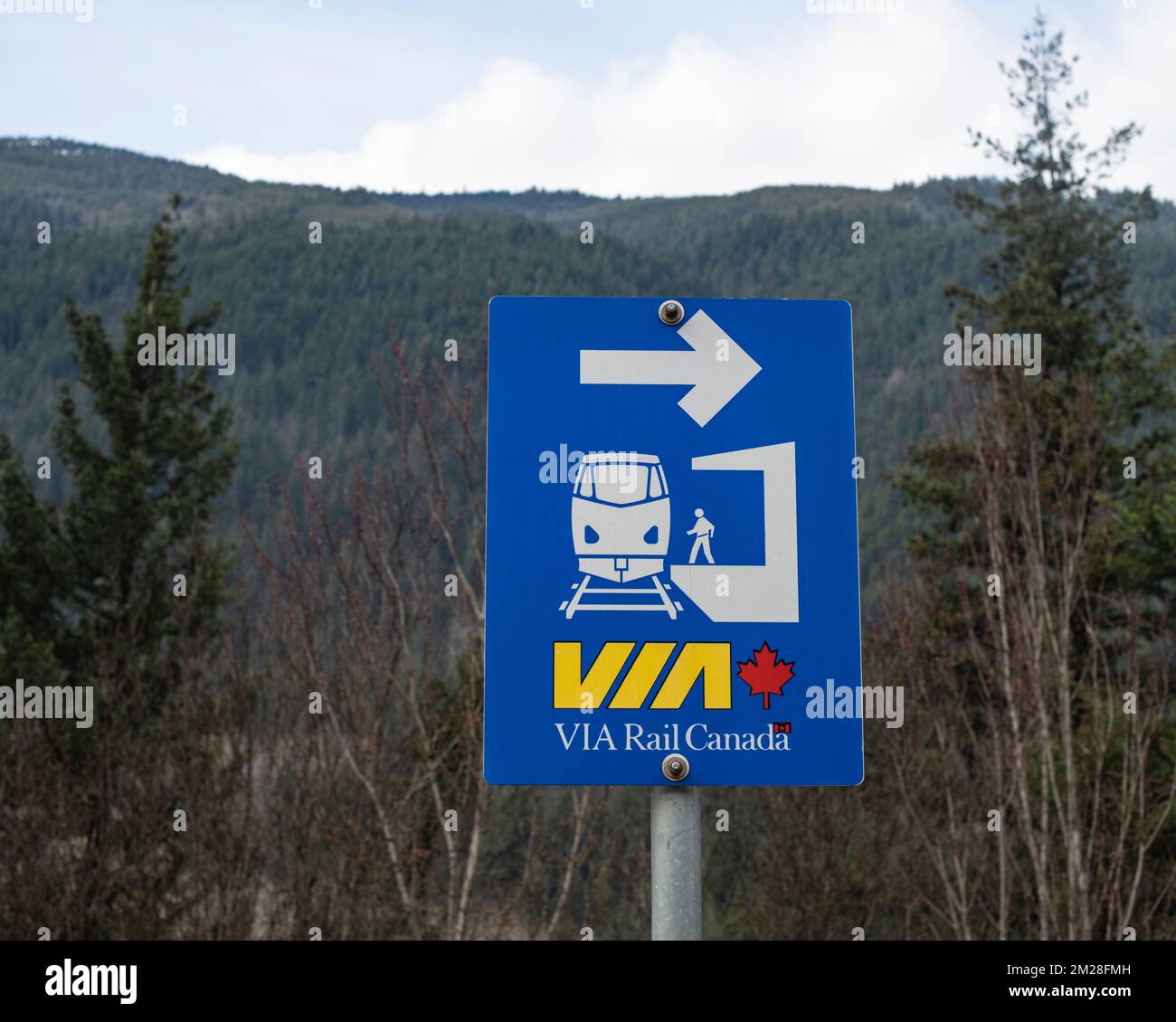 Via rail canadian train hi-res stock photography and images - Alamy