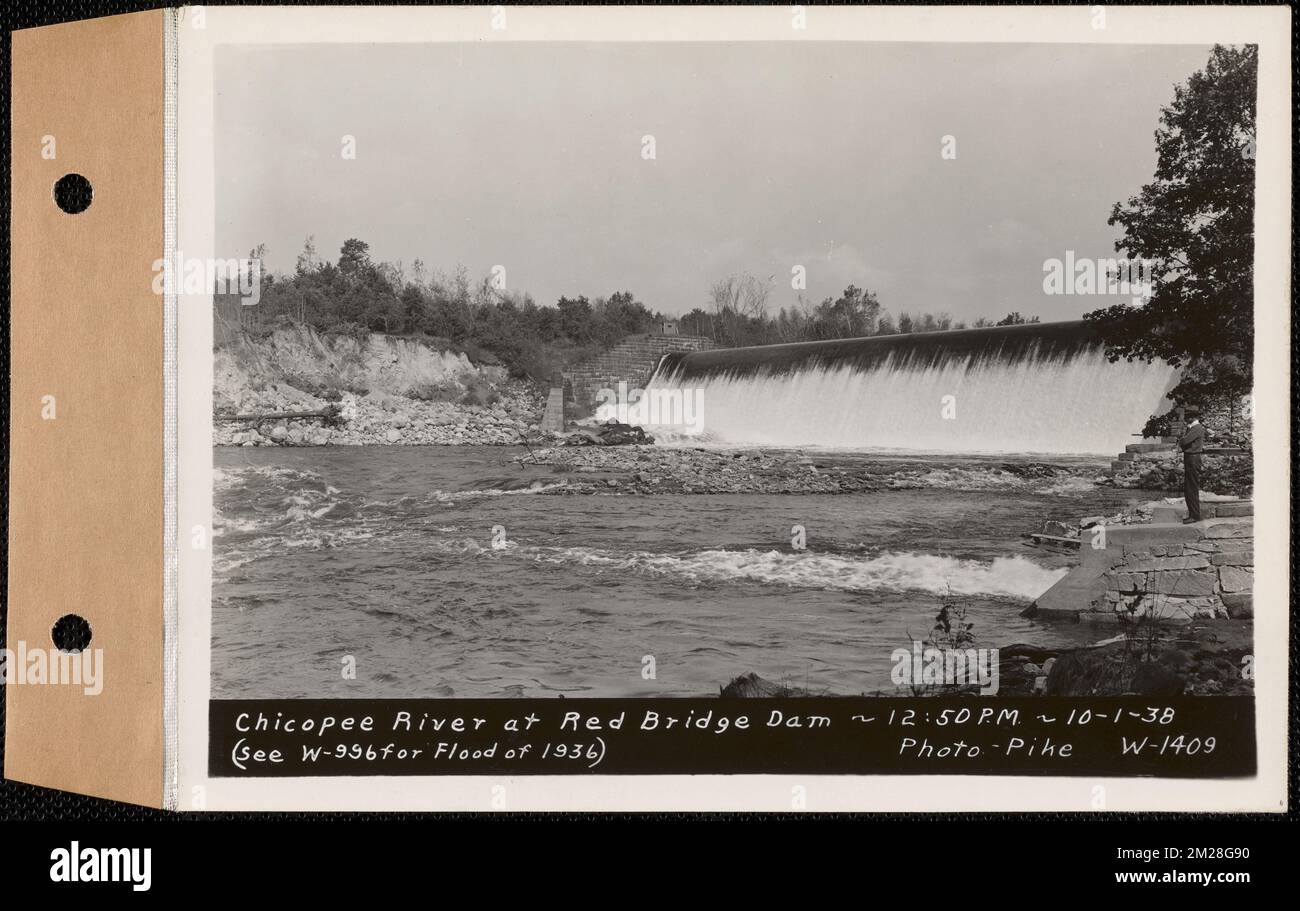 Chicopee River at Red Bridge dam, Three Rivers, Palmer, Mass., 12:50 PM ...
