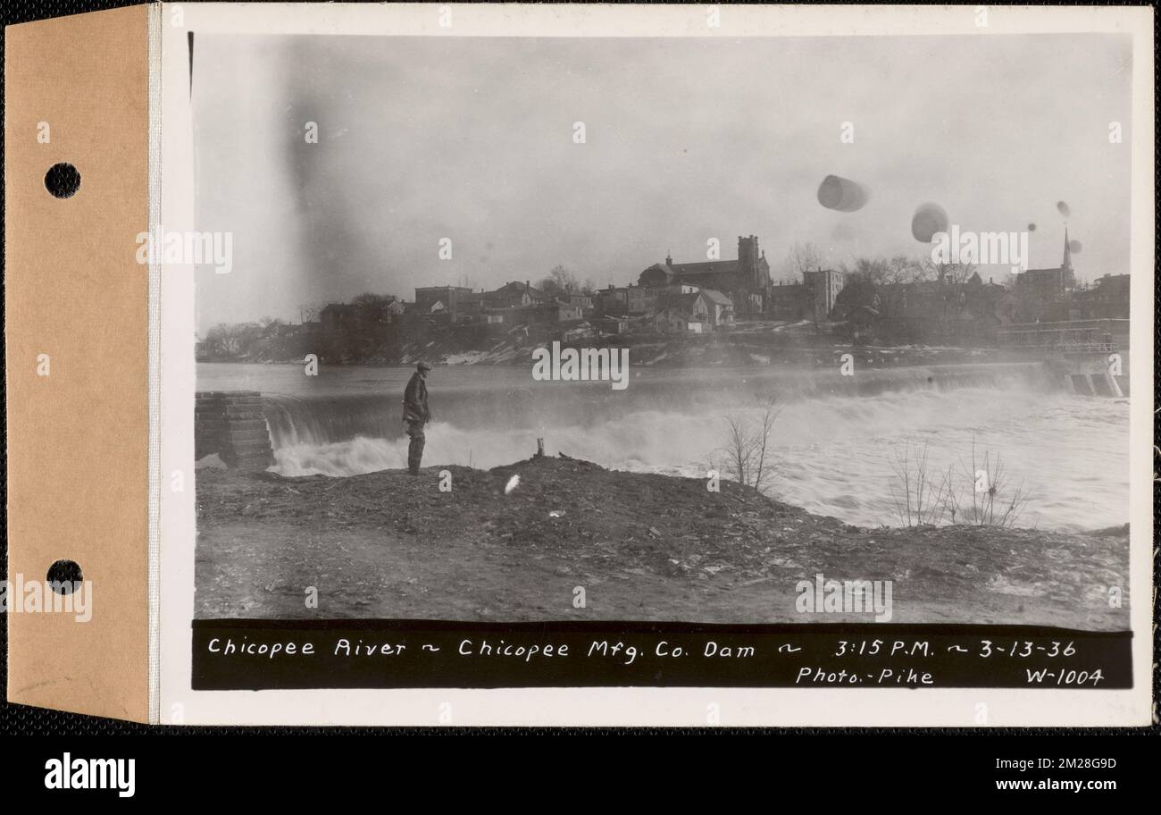 Chicopee River, Chicopee Manufacturing Co. dam, Chicopee, Mass., 3:15 ...