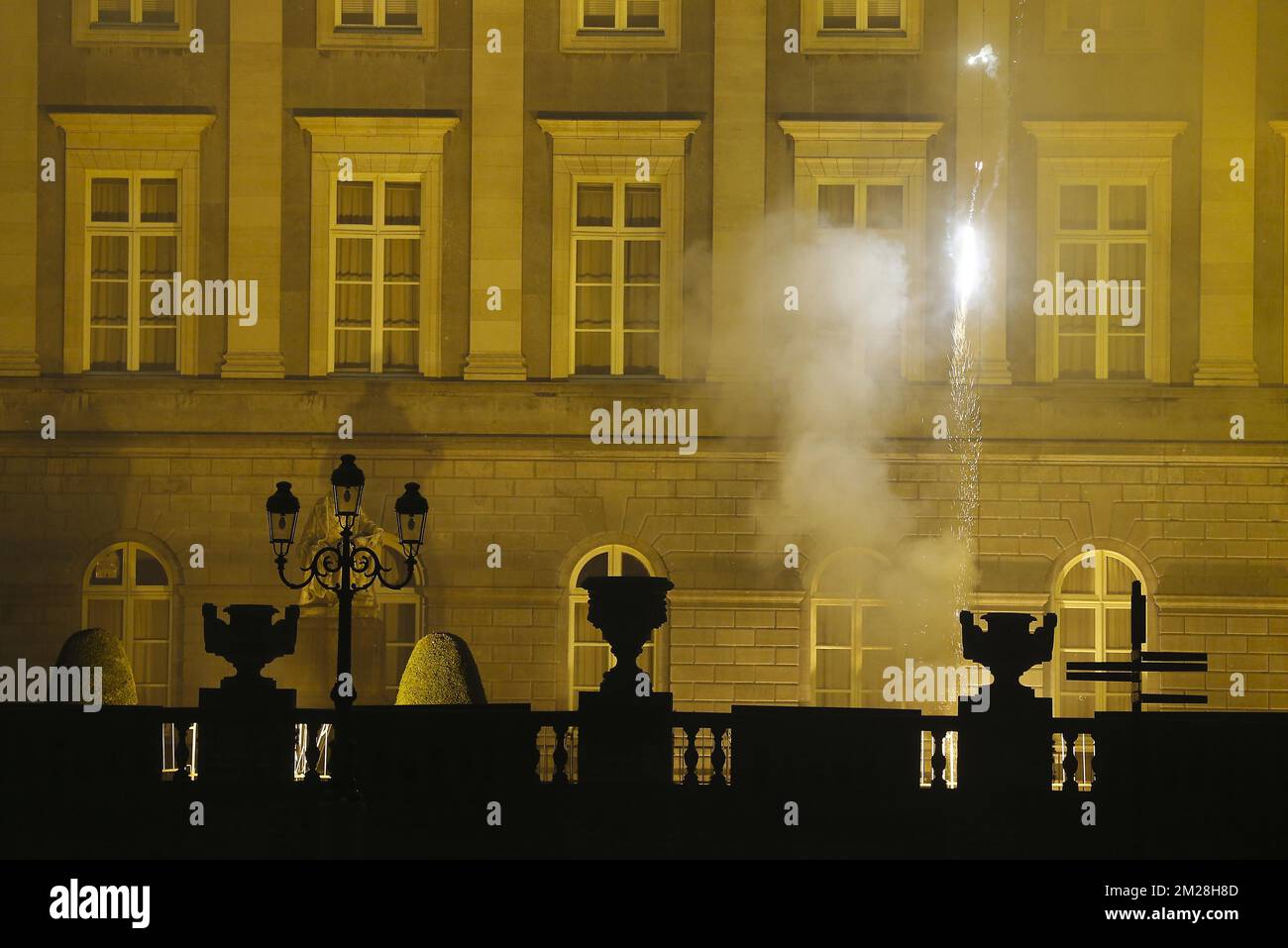Illustration picture shows the firework on the Belgian National Day, in ...