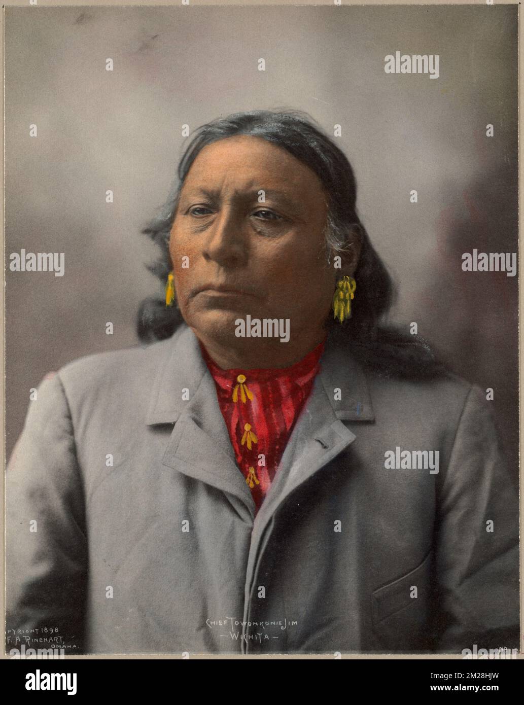 Chief Towonkonie Jim, Wichita , Indians of North America, Wichita ...