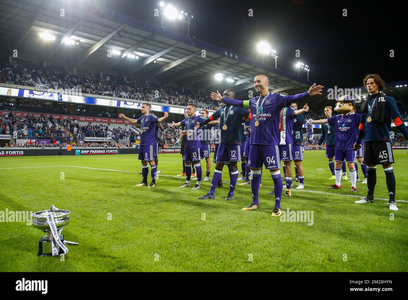 Anderlecht jupiler pro league cup 2017 hi-res stock photography and ...