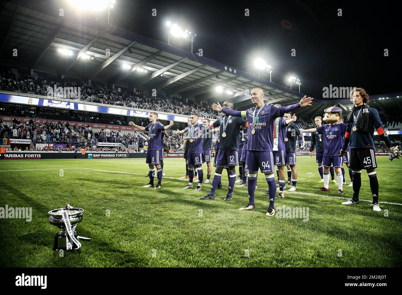 Anderlecht jupiler pro league cup 2017 hi-res stock photography and ...
