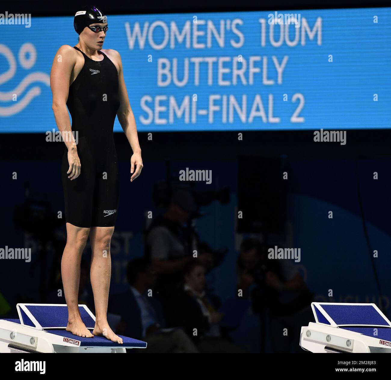 Belgian swimmer Kimberly Buys pictured during the semifinal of the ...