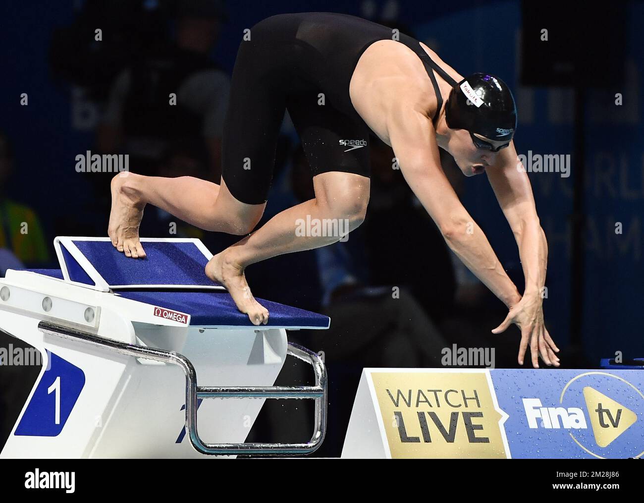 Belgian swimmer Kimberly Buys pictured during the semifinal of the ...