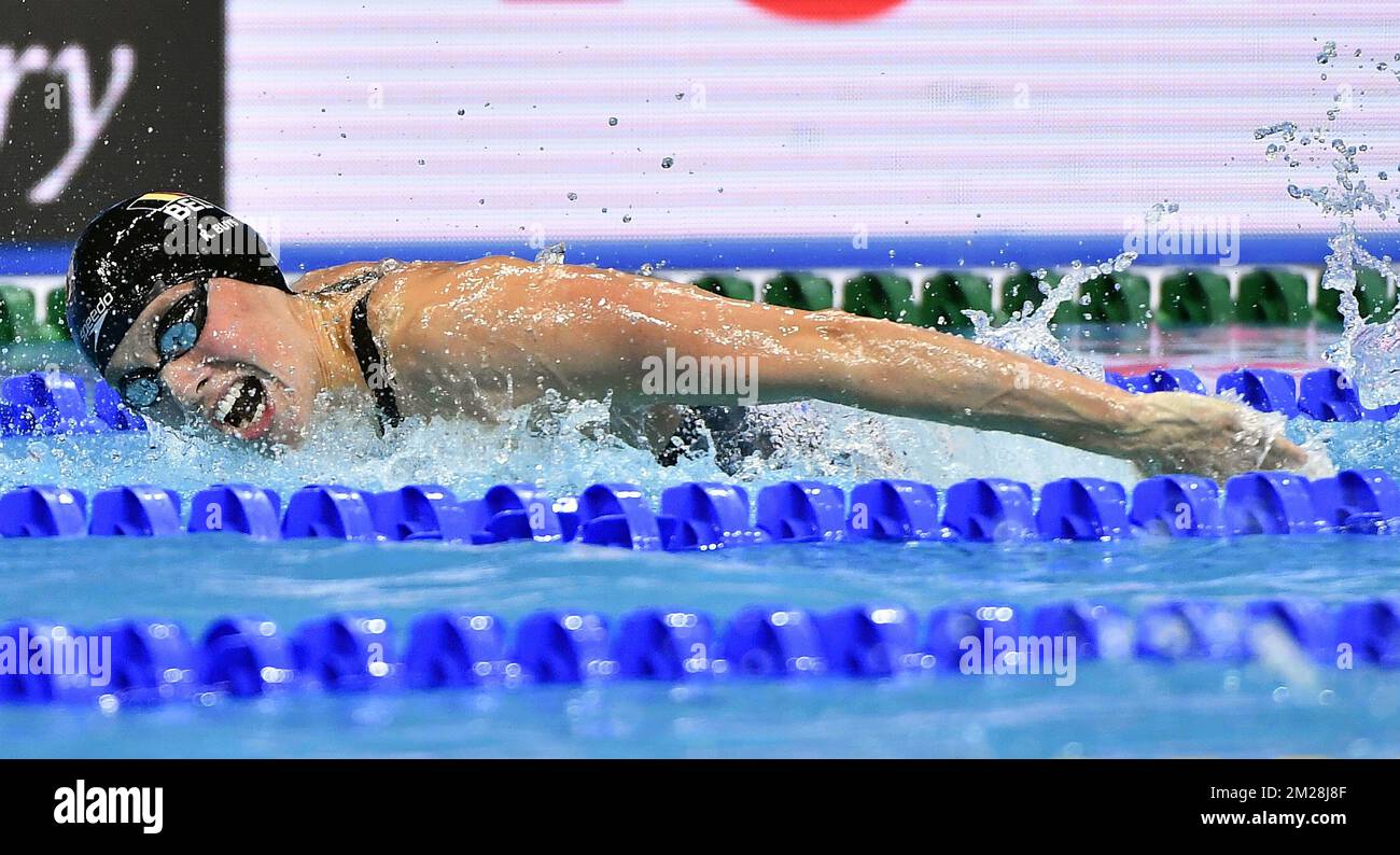 Belgian swimmer Kimberly Buys pictured during the semifinal of the ...