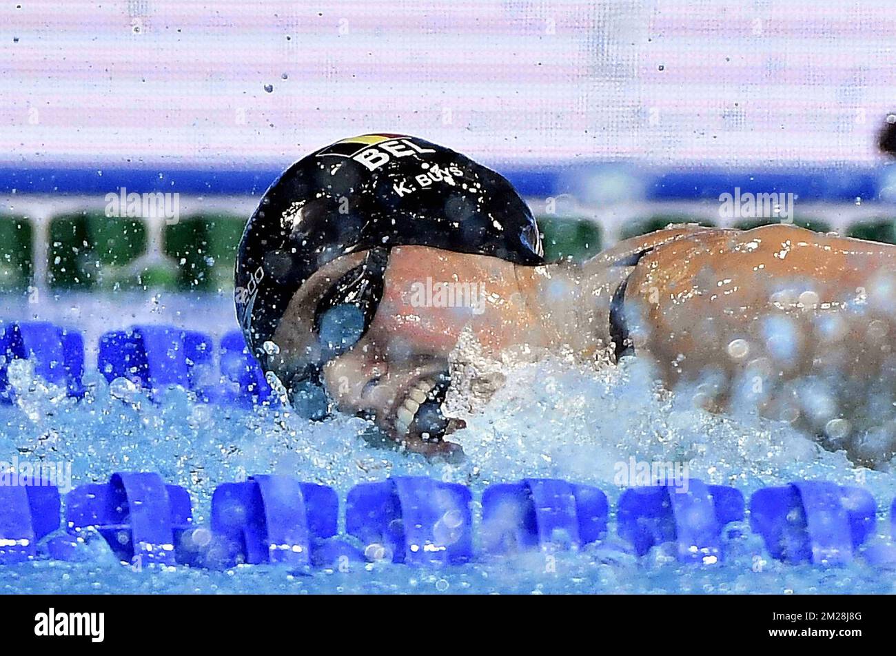 Belgian swimmer Kimberly Buys pictured during the semifinal of the ...