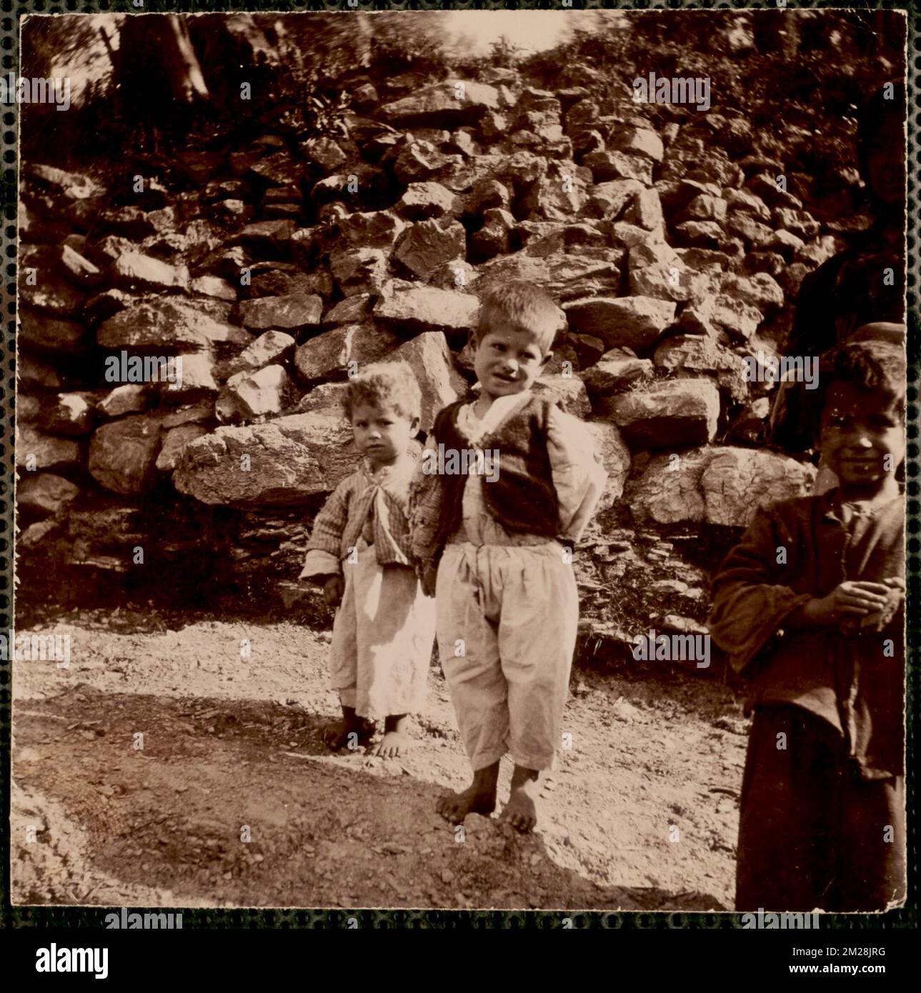 Children at Ithaca , Children. Nicholas Catsimpoolas Collection Stock ...