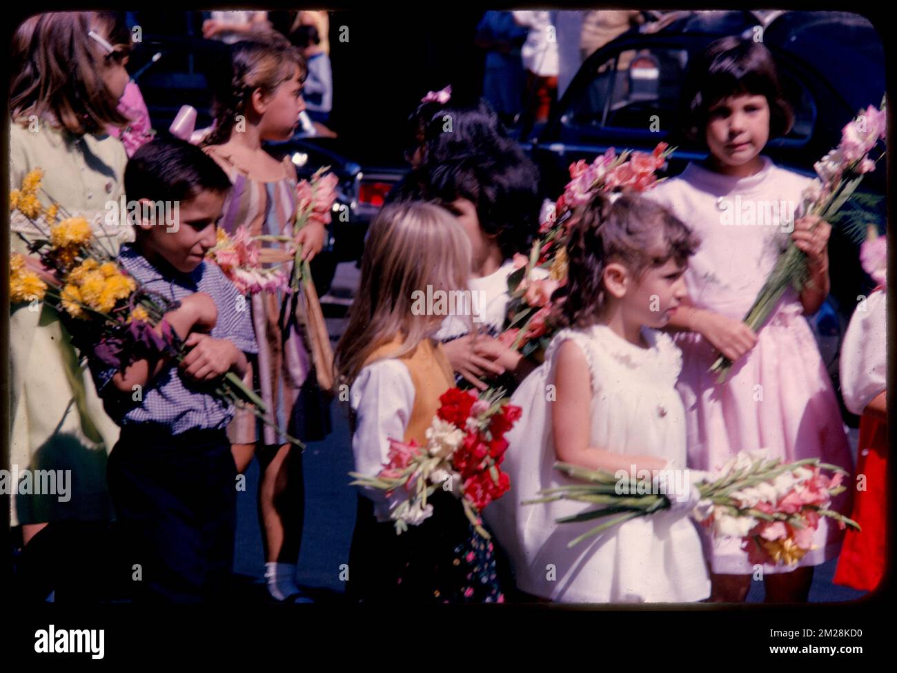 Children holding flowers , Children, Flowers. Edmund L. Mitchell ...