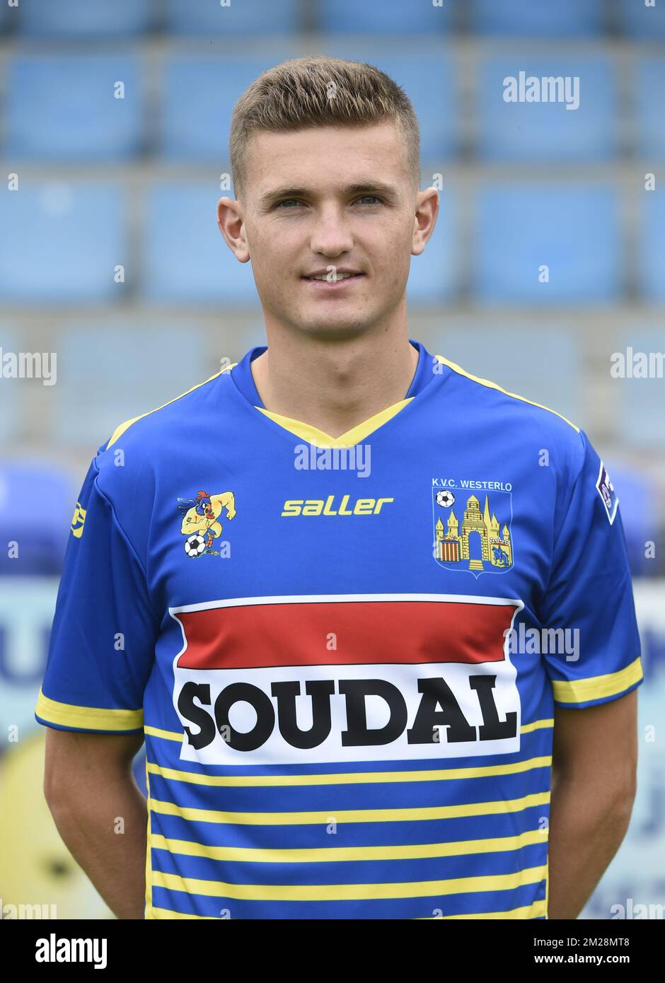 Westerlo's Nicolas Rommens poses for the photographer during the 2017 ...