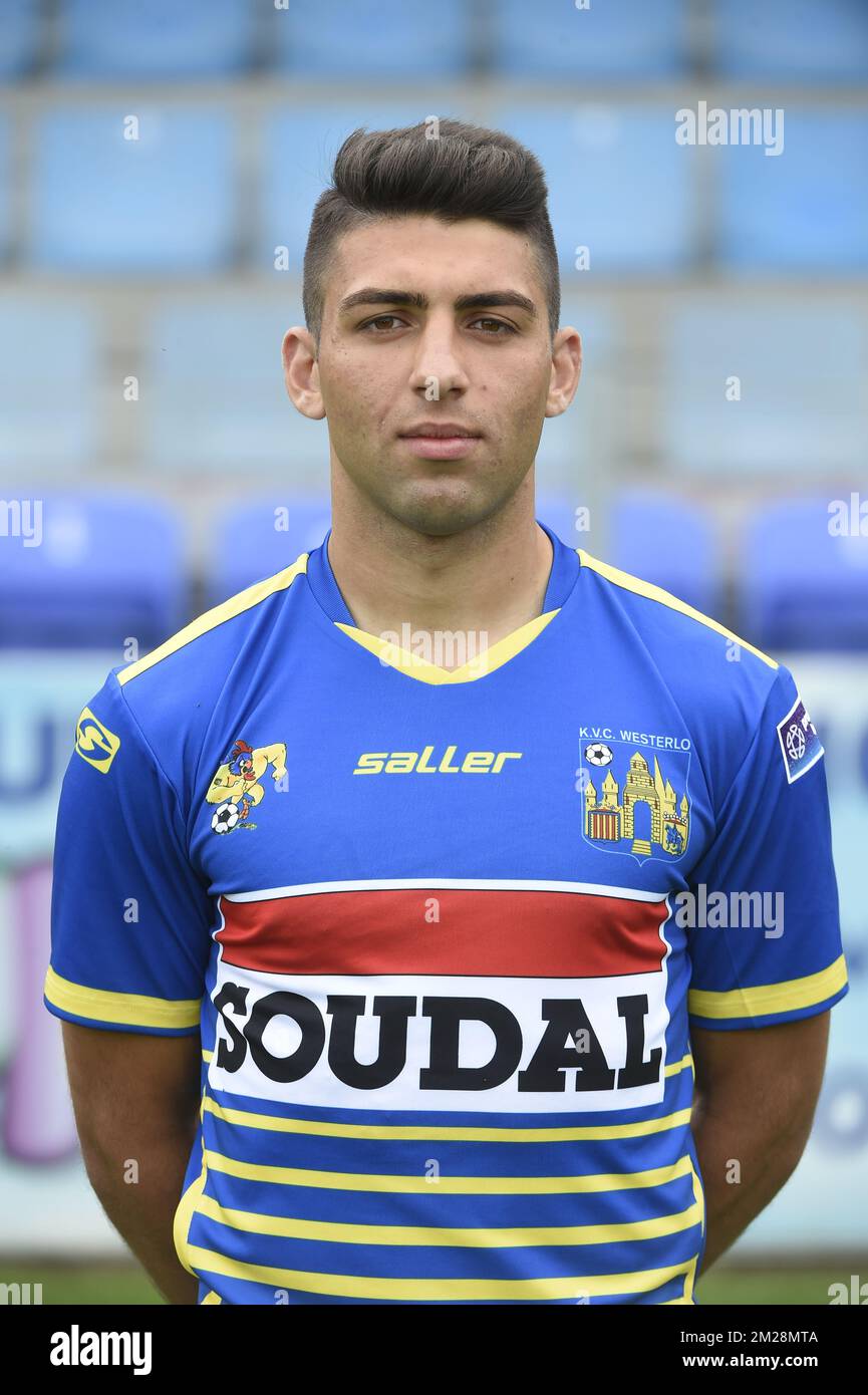 Westerlo's Alessio Alessandro poses for the photographer during the ...