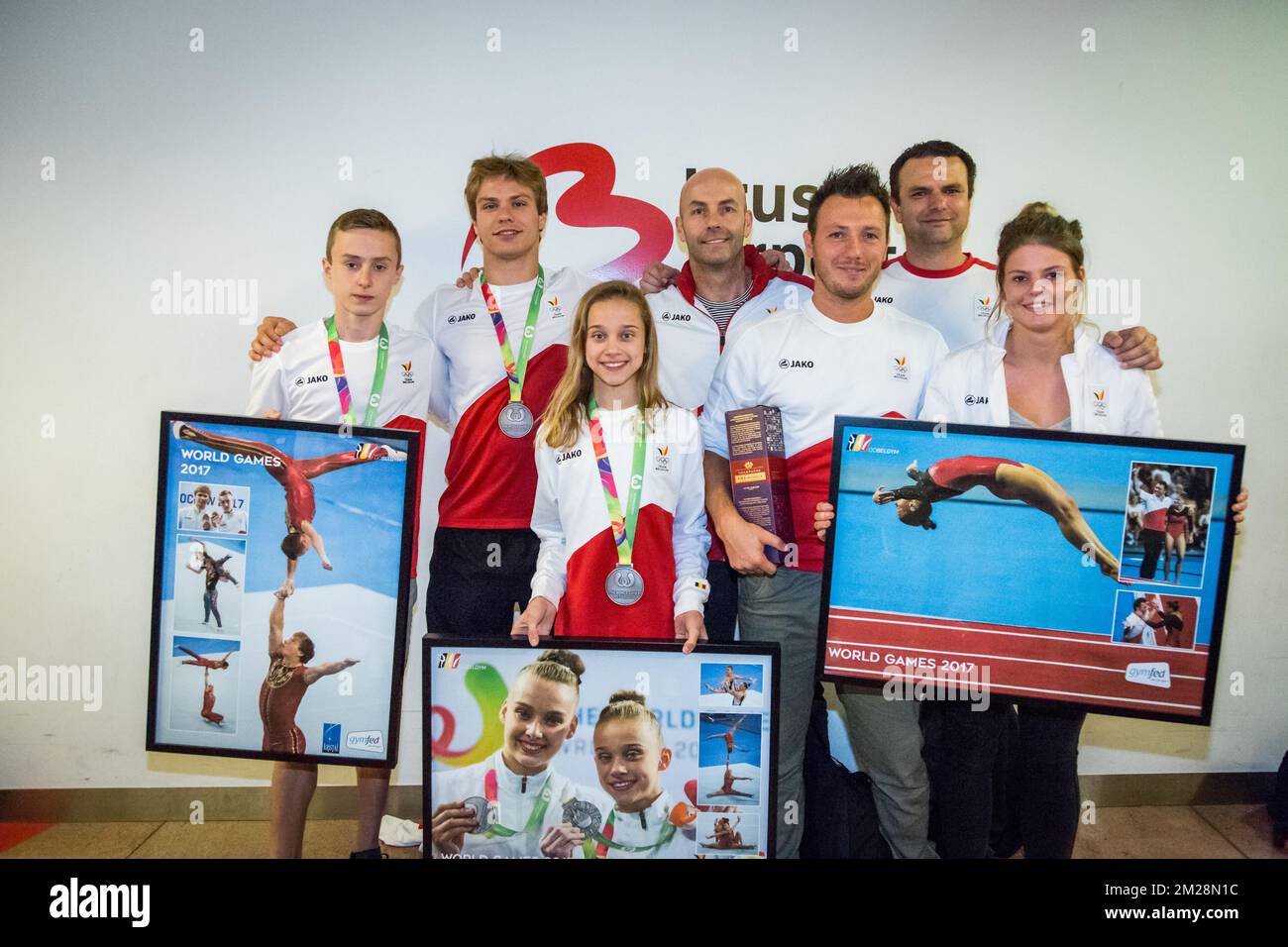 Killian Goffaux, Belgian acrobatic gymnast Robin Casse, Belgian ...