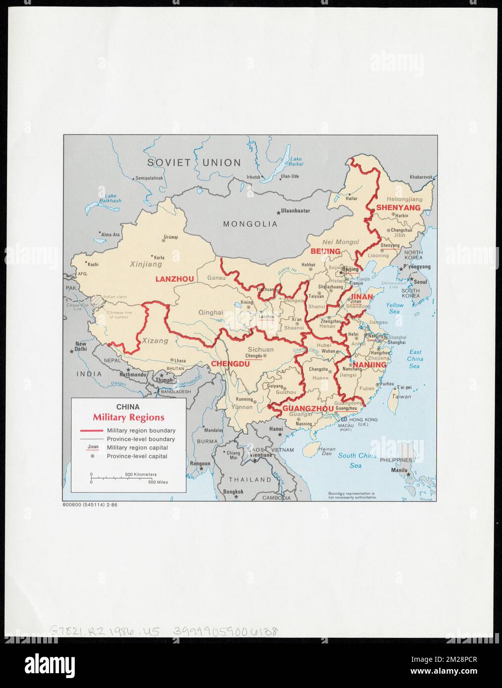 China, military regions , Military departments and divisions, China ...