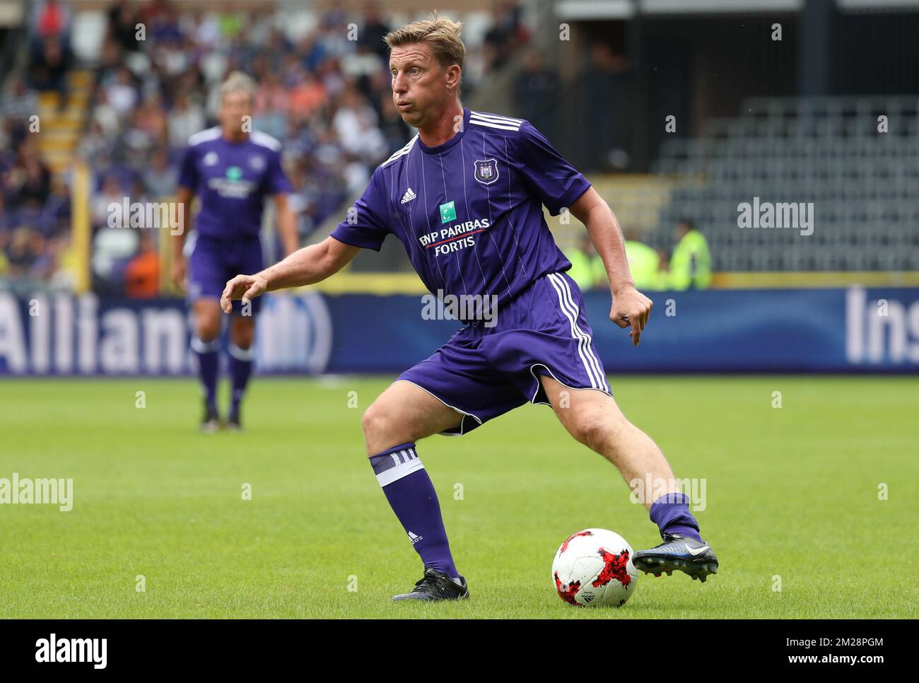 Patrick Vervoort pictured in action during a derby Legends game between ...