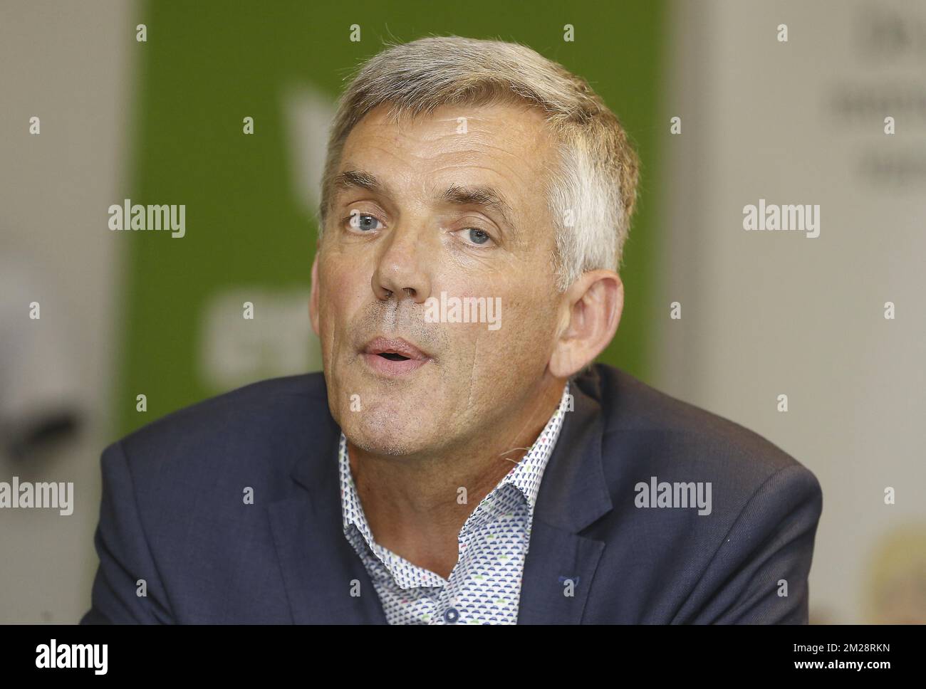 Marc Van Maele pictured during at a press conference in marge of the ...