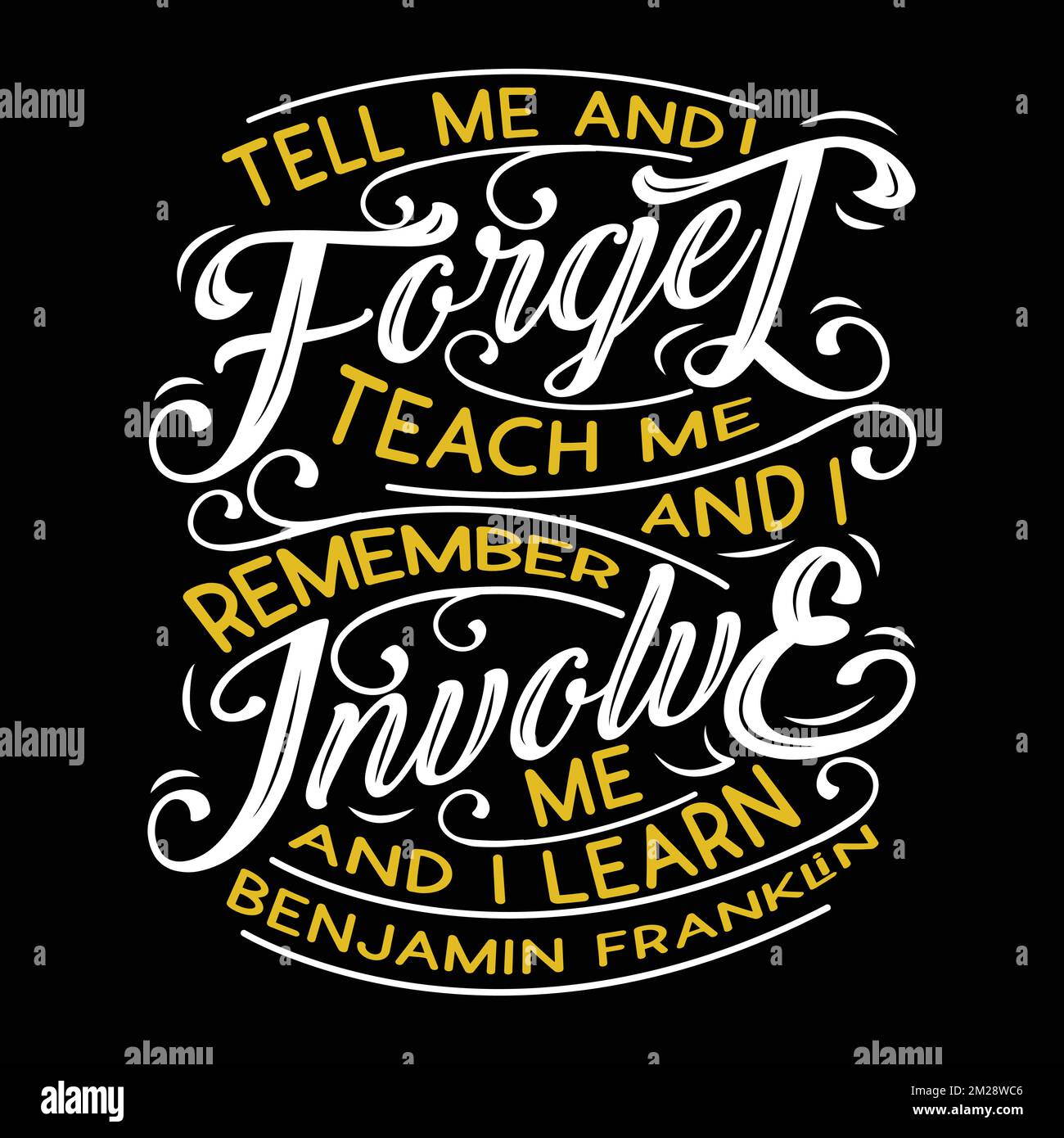 Motivational inspirational success quote lettering and writing Stock ...