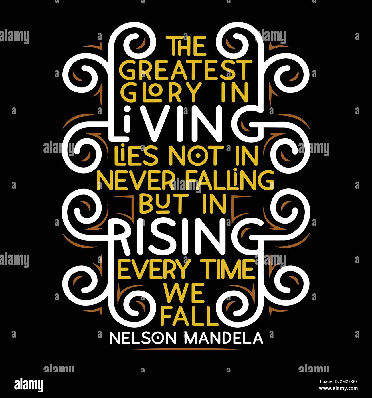 Motivational inspirational success quote lettering and writing Stock ...