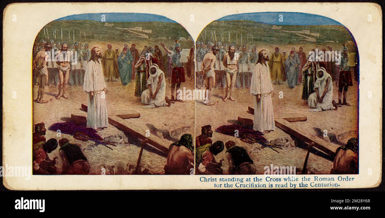 Christ's last moments before being nailed to the cross , Biblical ...