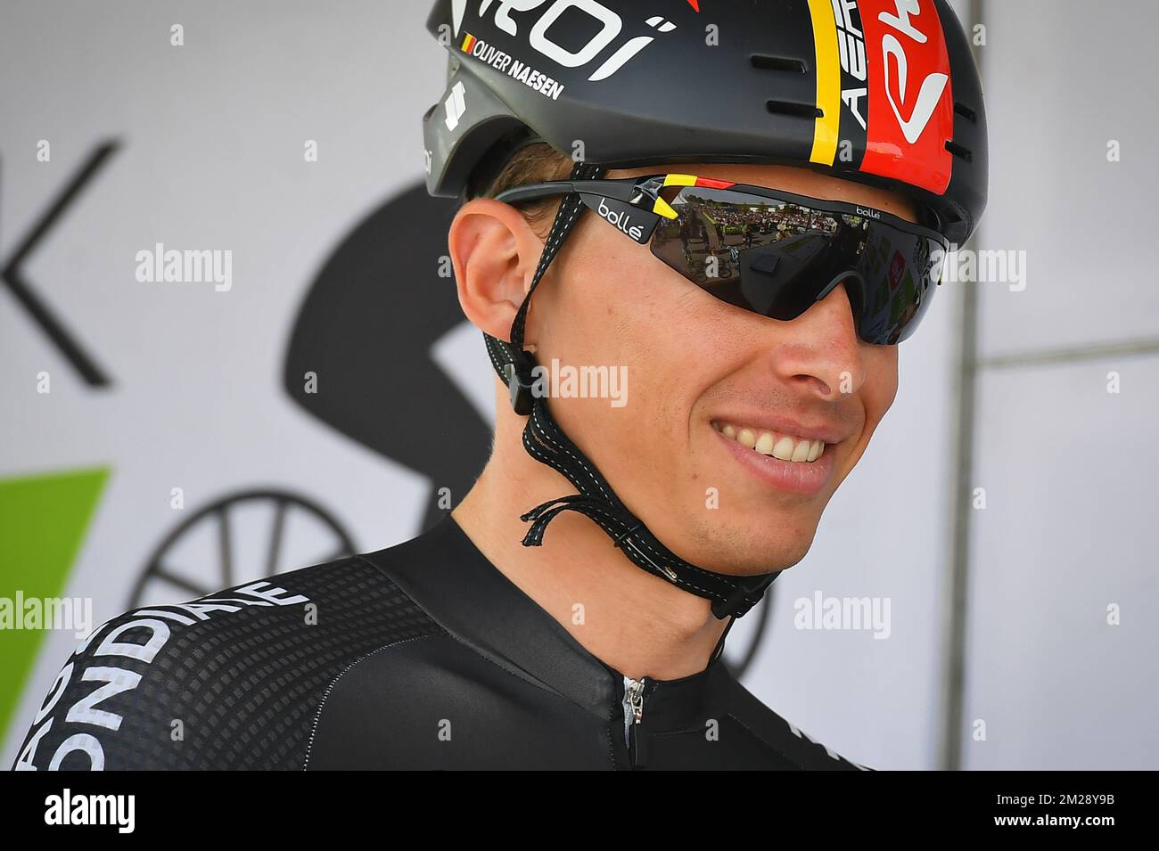 Belgian Oliver Naesen of AG2R La Mondiale pictured at the start of the ...