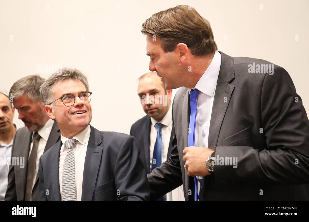 Afsca - FAVV Herman Dierickxs and Minister of SMEs, Entrepreneurs ...
