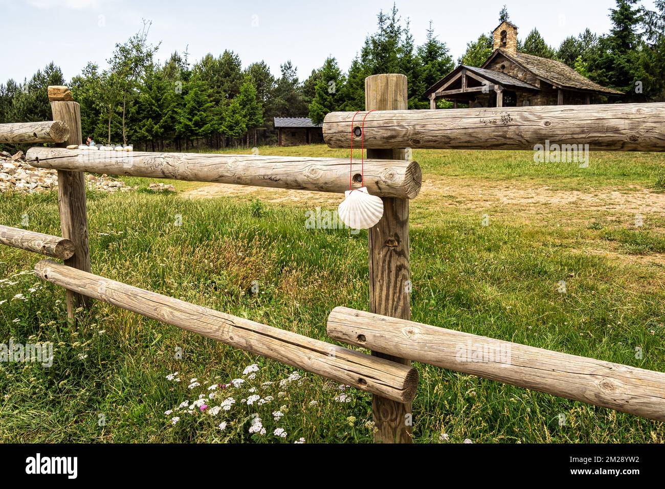Cruz de Ferro, Cross of Iron on the road to Santiago de Compostela ...
