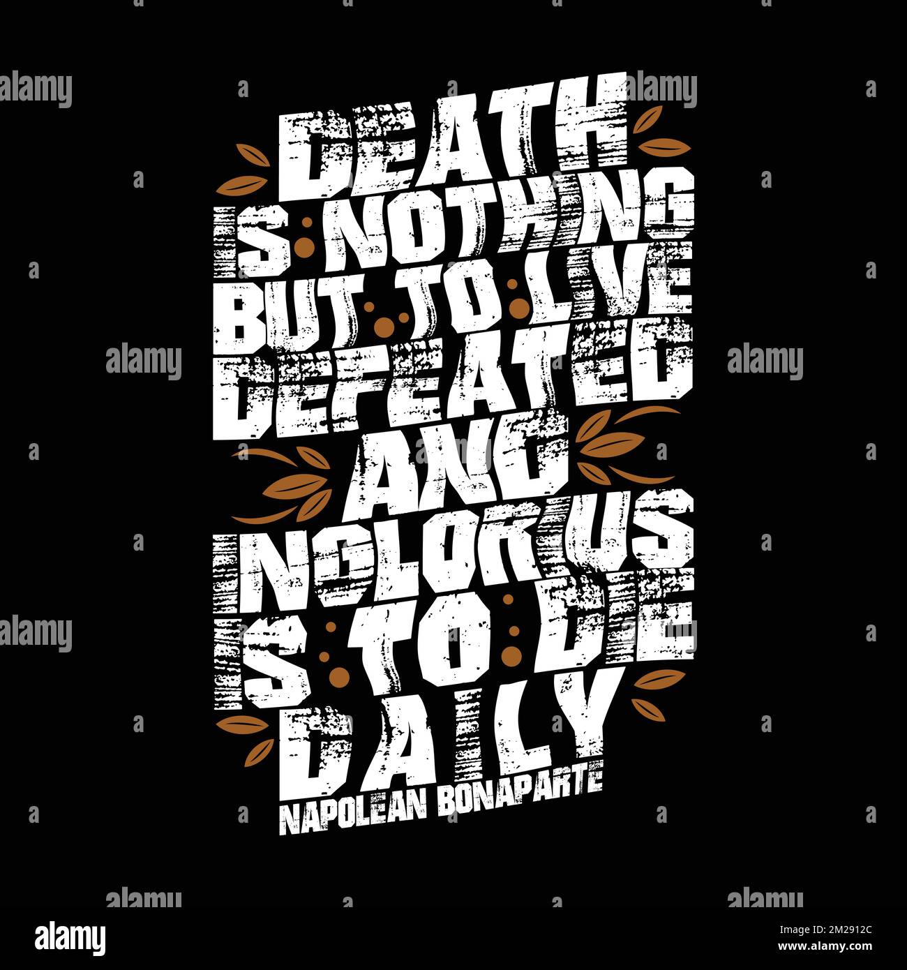 Death of napoleon bonaparte Stock Vector Images - Alamy