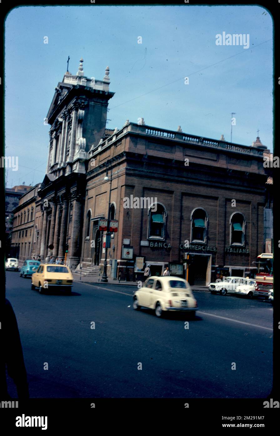 Church of Santa Susanna and Banca Commerciale Italiana, Rome, Italy ...