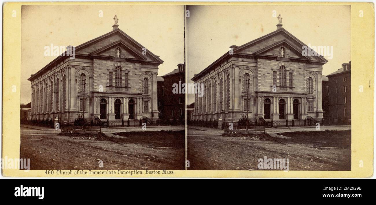 Church of the Immaculate Conception, Boston, Mass. , Churches Stock ...